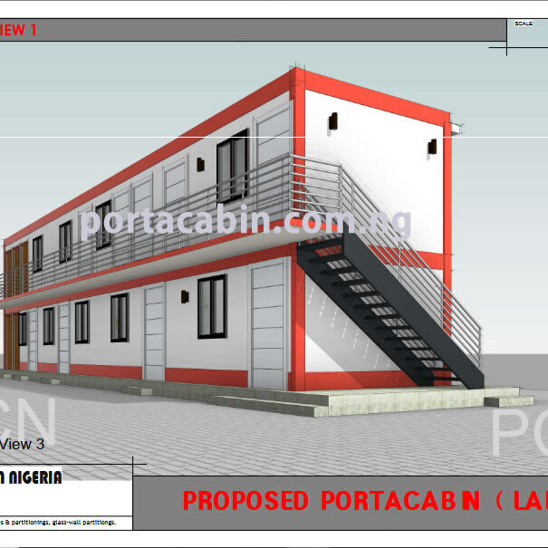Porta Cabin 3D Floor Plans - Porta cabin manufacturer in Nigeria, Best ...